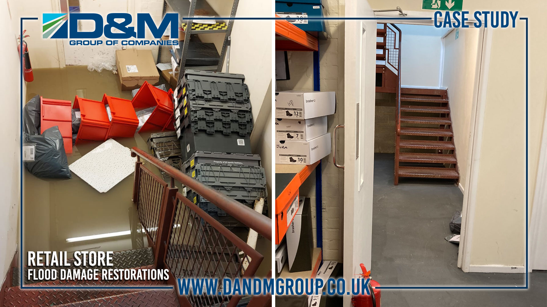 Flood Damage - Retail Store – D&M Contractors